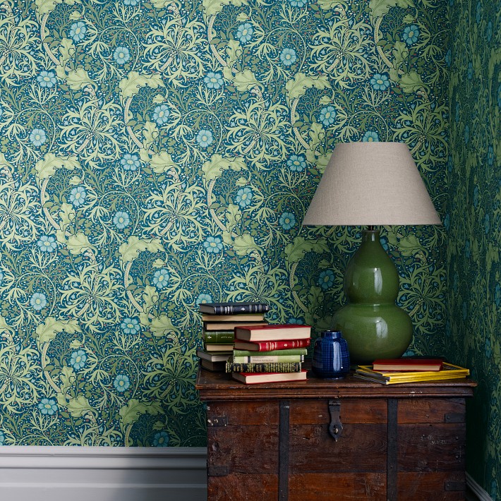 Sanderson x Morris & Co. Seaweed Wallpaper | Williams Sonoma