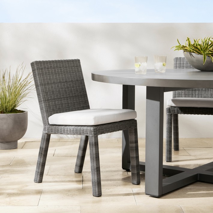 Siena Outdoor All-Weather Weave Dining Side Chair | Williams Sonoma