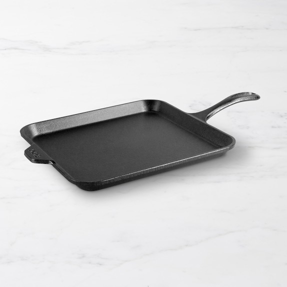 Lodge Seasoned Square Cast Iron Griddle | Williams Sonoma