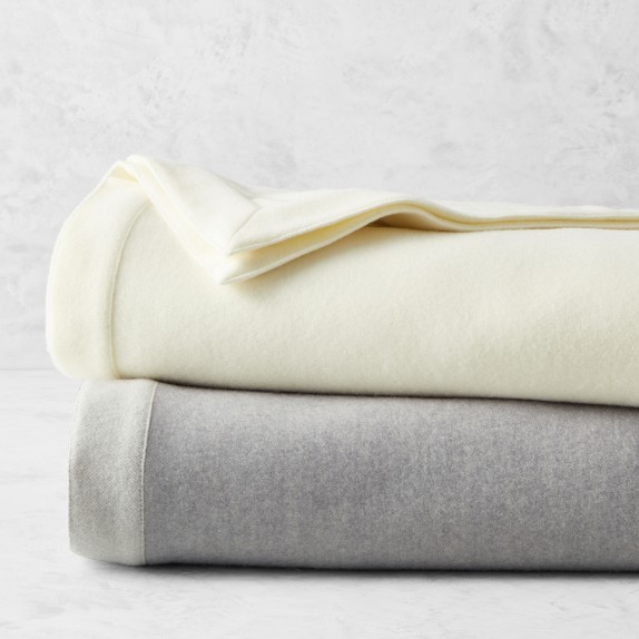 Lugano Merino Wool Blanket | Williams Sonoma