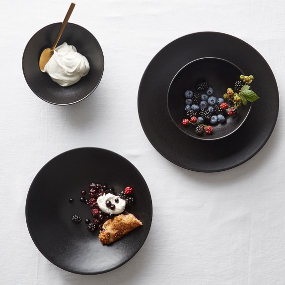 Apilco Reglisse Dinnerware Collection + Place Setting | Williams Sonoma