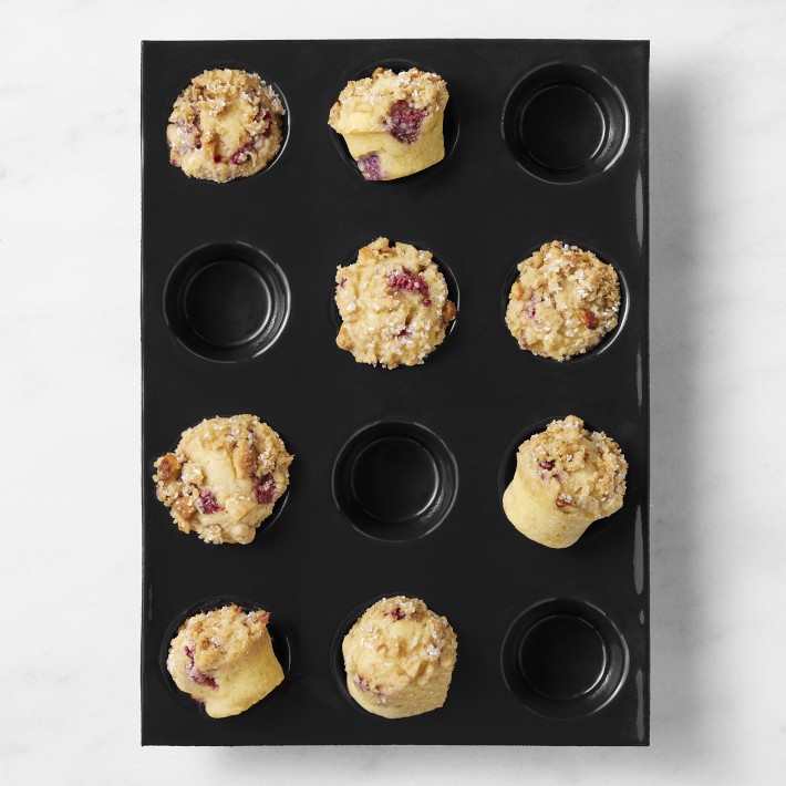 Flexipan® Nonstick Silicone Mini Muffin Mold, 12-Well | Williams Sonoma
