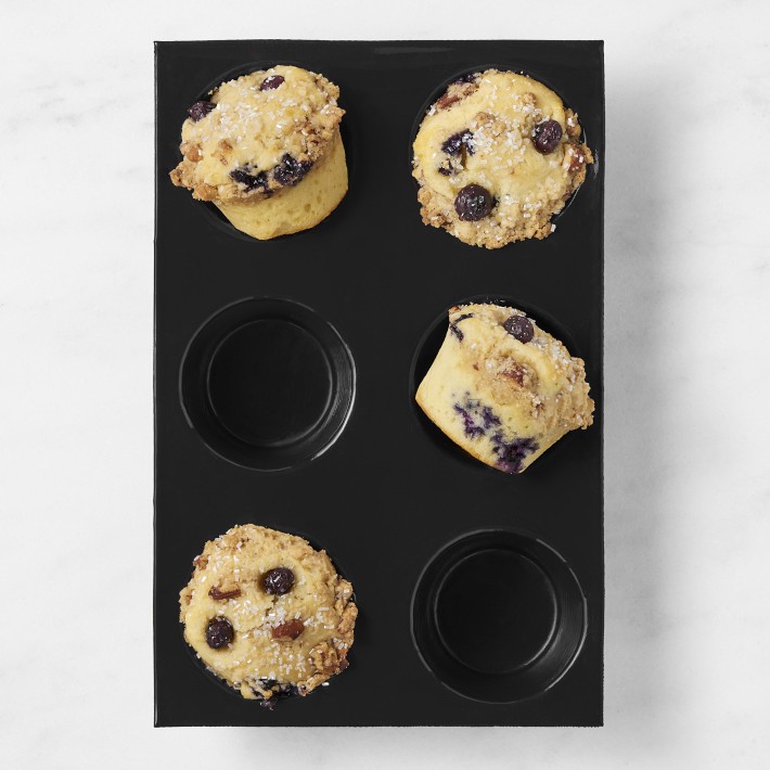 Flexipan® Nonstick Silicone Muffin Mold, 6-Well | Williams Sonoma