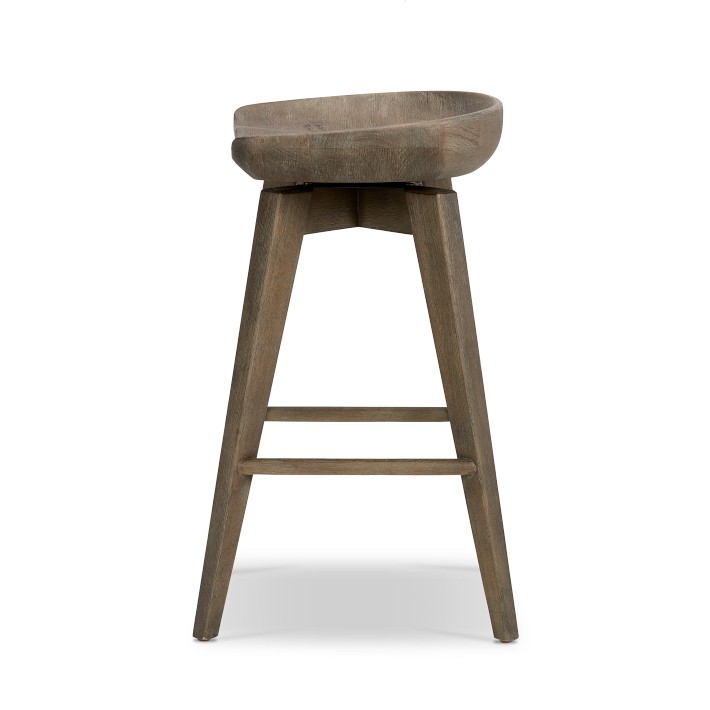 Sanremo Backless Swivel Stool | Williams Sonoma