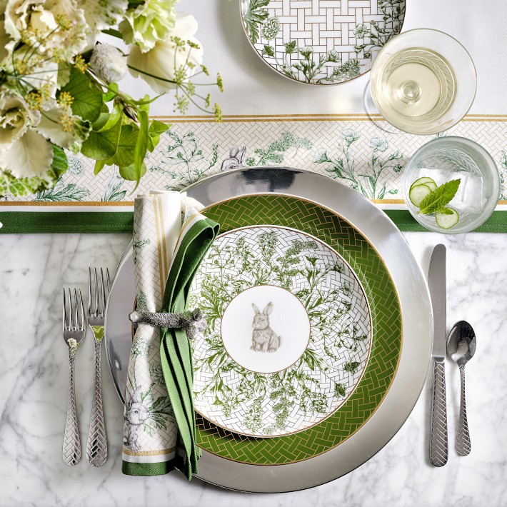Garden Lattice Dinner Plates | Williams Sonoma