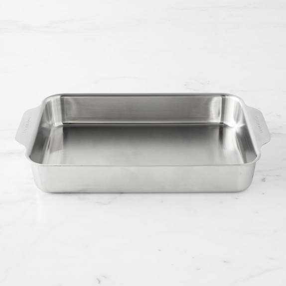 Williams Sonoma Thermo-Clad Stainless-Steel Ovenware Rectangular Pan, 9 ...