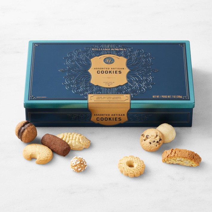 Williams Sonoma Signature Tin, Assorted Artisan Cookies | Williams Sonoma