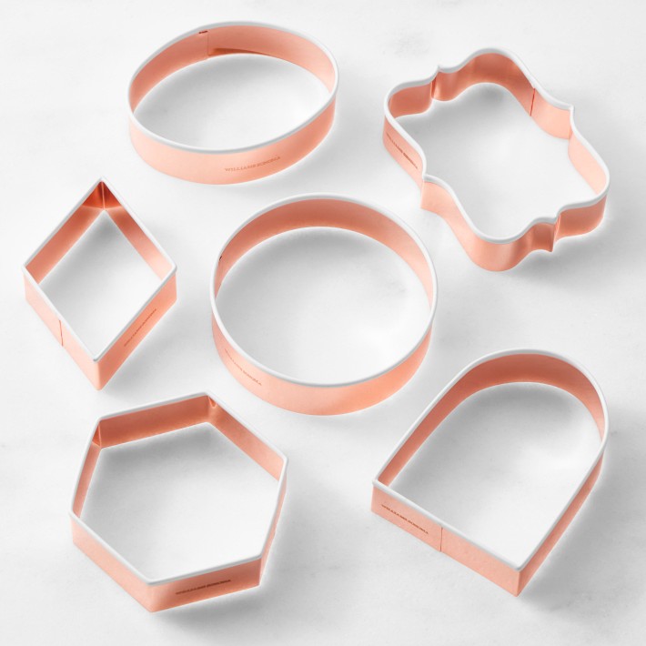 Williams Sonoma Copper Shape Cookie Cutters on Ring, Set of 6 ...