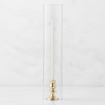 Hurricane Glass Taper Holders | Williams Sonoma