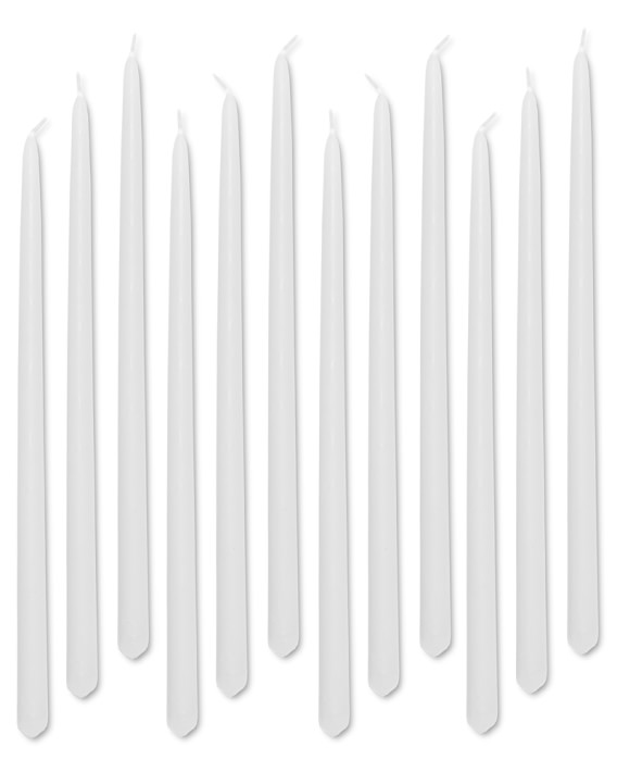 White Tiny Taper Candle Set | Williams Sonoma