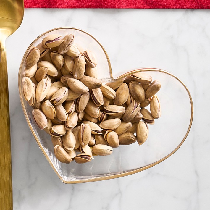 Heart 2-Piece Glass Serving Bowl Set | Williams Sonoma