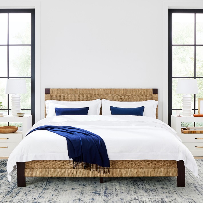 Amalfi Woven Bed | Luxury Beds | Williams Sonoma