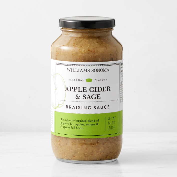 Williams Sonoma Braising Sauce, Apple Cider & Sage | Williams Sonoma