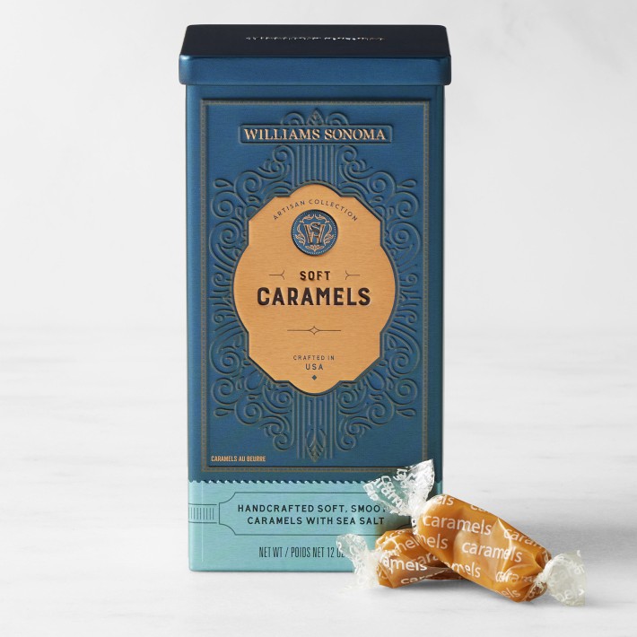 Williams Sonoma Signature Tin, Soft Caramels | Williams Sonoma