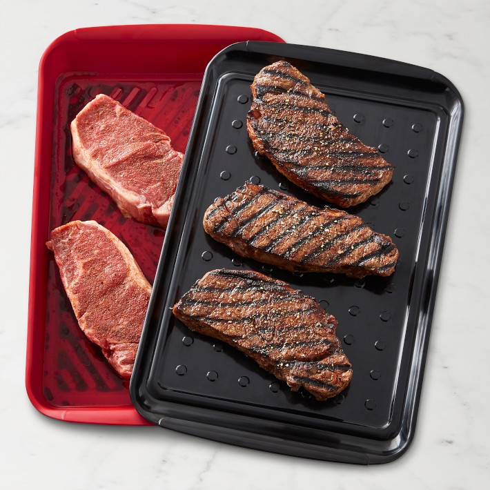 Williams Sonoma Grill Marinade & Prep Tray Set | Williams Sonoma