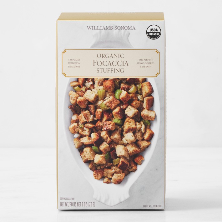 Williams Sonoma Organic Stuffing Mix, Focaccia | Williams Sonoma