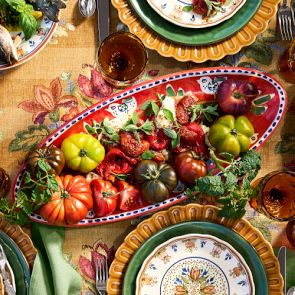 Harvest Rooster Platter | Williams Sonoma