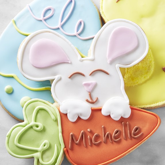 Easter Giant Personalized Assorted Sugar Cookies - Set of 3 | Williams ...