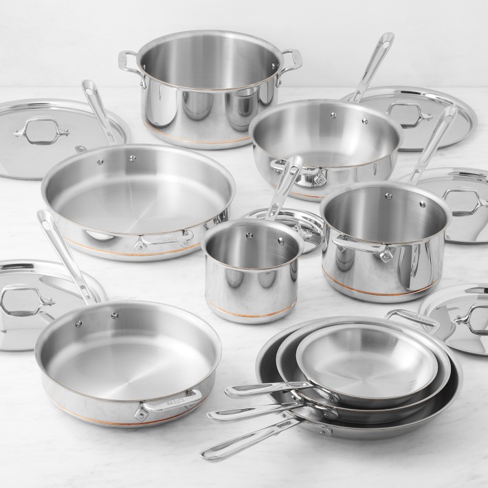 All-Clad Copper Core® 15-Piece Cookware Set | Williams Sonoma