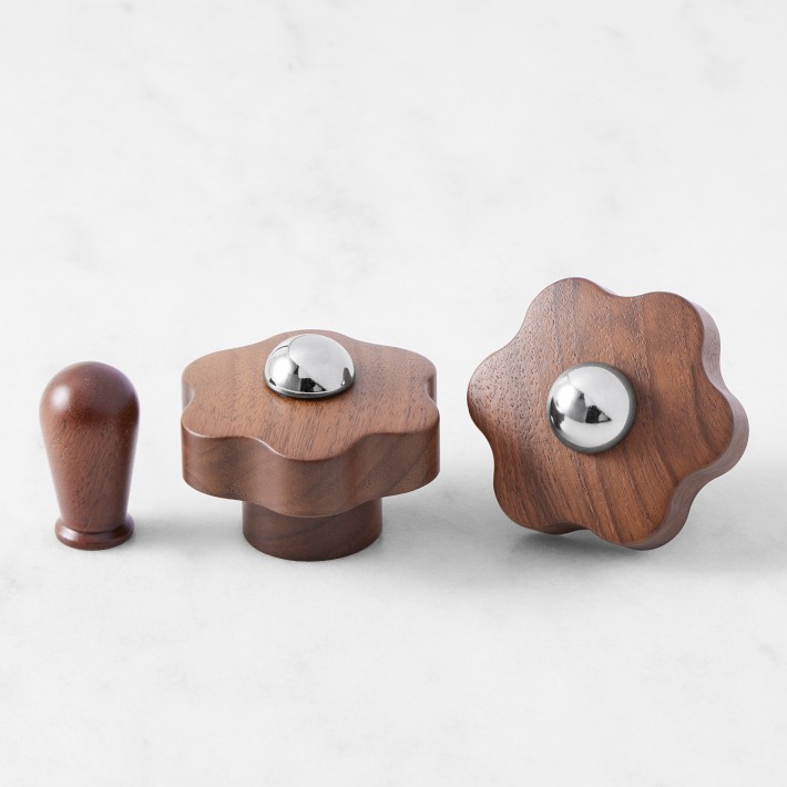 LELIT Walnut Knob Upgrade Kit | Williams Sonoma