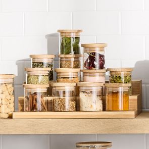 Hold Everything Stacking Spice Jar Stadium & 12 Spices | Williams Sonoma