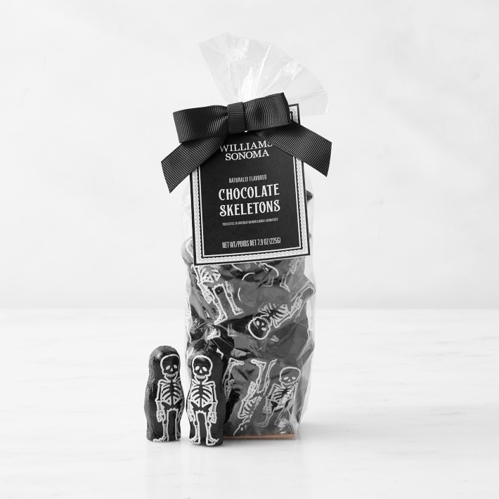 Chocolate Foiled Skeletons | Gourmet Halloween Candy | Williams Sonoma