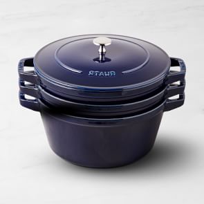 Staub Enameled Cast Iron Stackable Cookware Set | Williams Sonoma