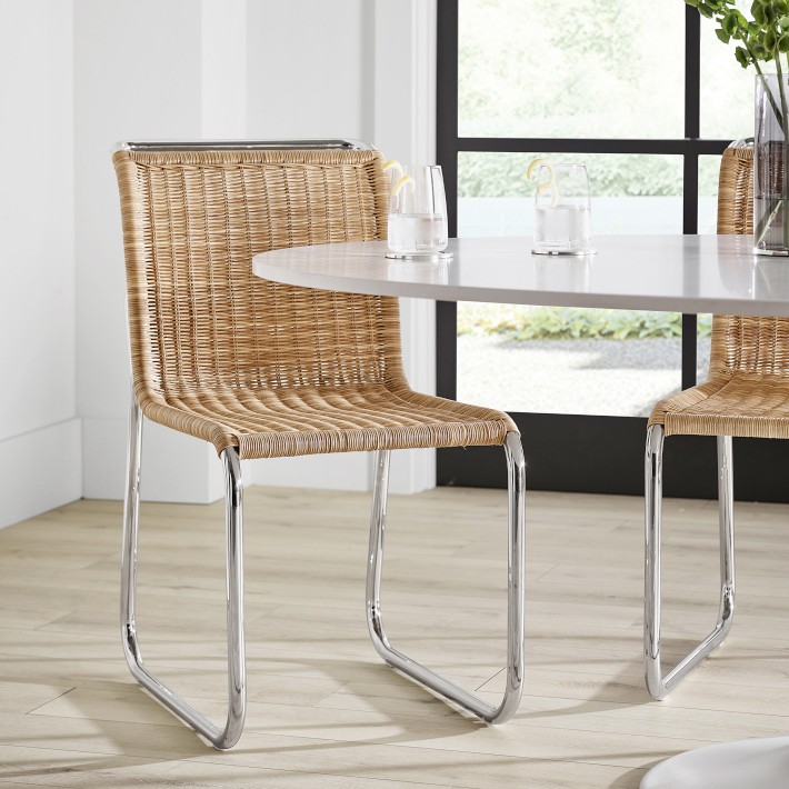 Portola Side Chair, Natural | Williams Sonoma