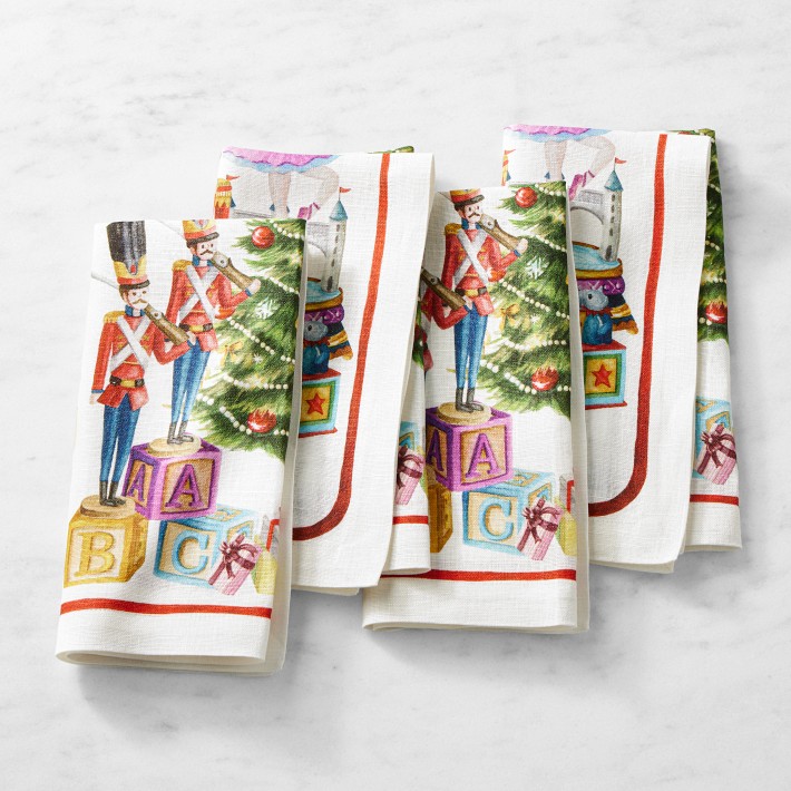 Nutcracker Napkins, Set of 4 | Williams Sonoma