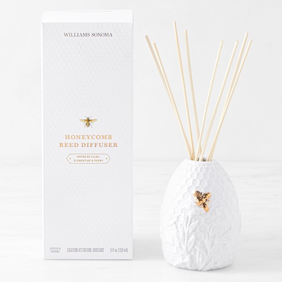 Williams Sonoma Honeycomb Porcelain Bee Diffuser | Williams Sonoma