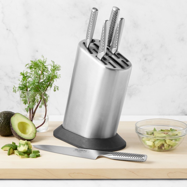 Global Classic 6-Piece Knife Block Set | Williams Sonoma