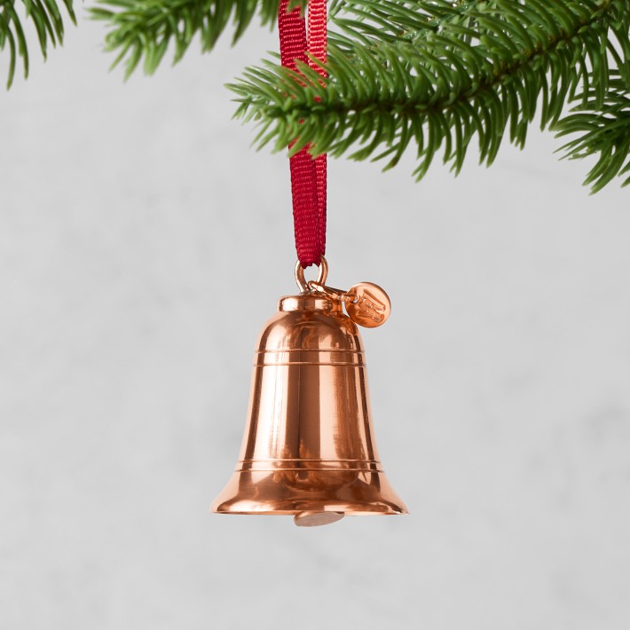 Copper Bell Ornament | Williams Sonoma