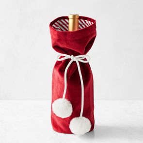 Red Velvet Wine Bag | Williams Sonoma