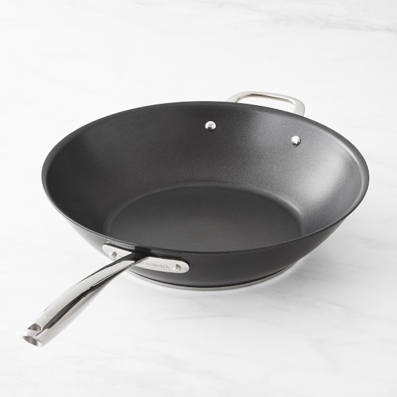 Williams Sonoma Thermo-Clad Induction Nonstick Open Wok with Helper ...