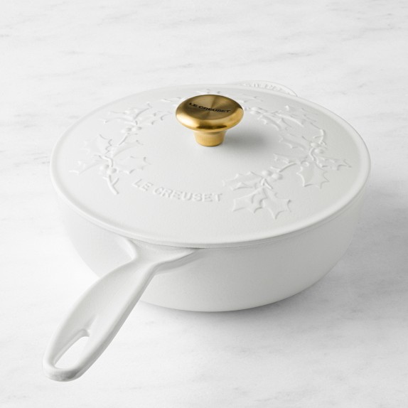 Le Creuset Enameled Cast Iron Holly Saucier, 2 1/4-Qt. | Williams Sonoma