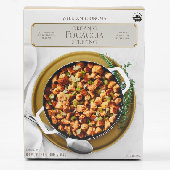 Williams Sonoma Organic Stuffing Mix, Focaccia | Williams Sonoma