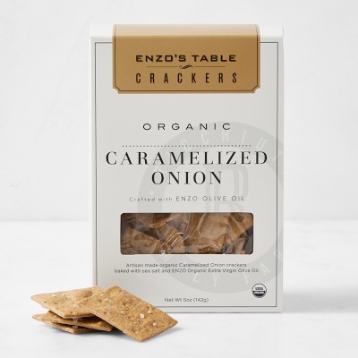 Enzo Caramelized Onion Crackers | Williams Sonoma