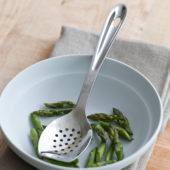 All-Clad Stainless-Steel Slotted Spoon | Williams Sonoma