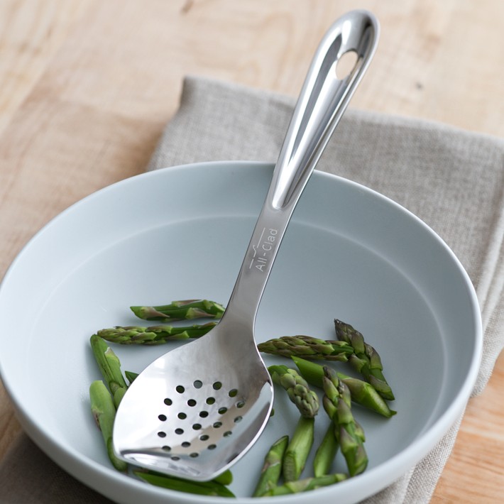 All-Clad Stainless-Steel Slotted Spoon | Williams Sonoma