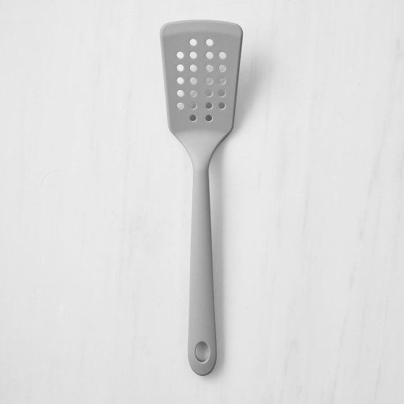 Williams Sonoma Open Kitchen Grey Silicone Utensils - Slotted Spatula ...