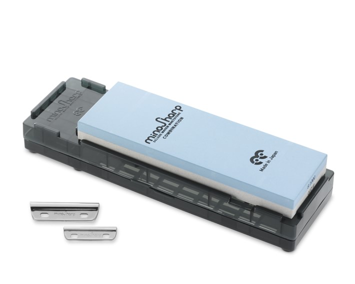 Global 1000/220-Grit Combination Water Whetstone | Williams Sonoma