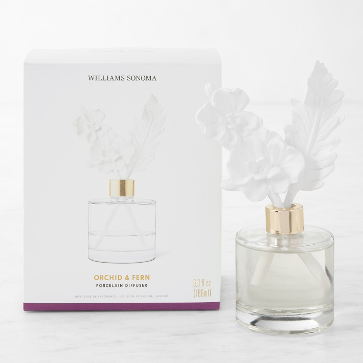 Home Fragrance Porcelain Diffuser Orchid & Fern | Williams Sonoma