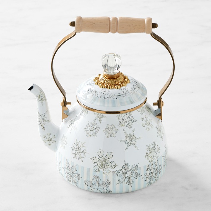 MacKenzie-Childs Winter Palace Tea Kettle, 2-Qt. | Williams Sonoma