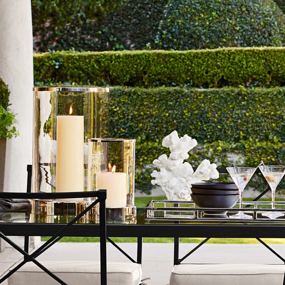 Disc Hurricane Candle Holder | Williams Sonoma
