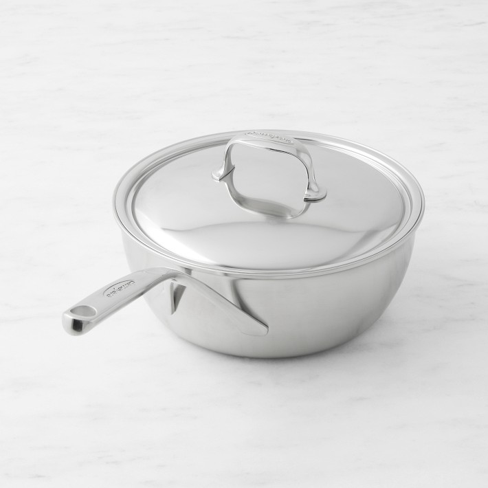 Demeyere Atlantis Stainless-Steel Curved Sauté Pans | Williams Sonoma