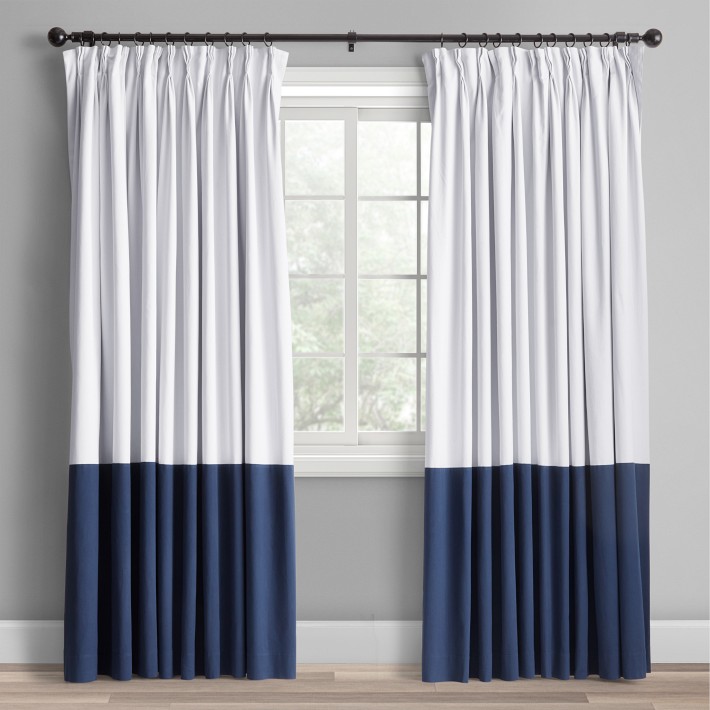 Olivia Border Curtain - Elegant Curtains | Williams Sonoma