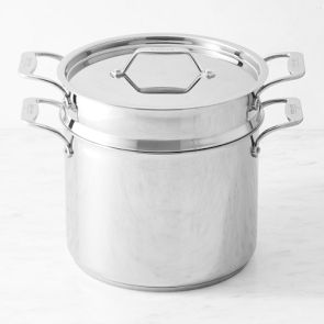 All-Clad Simply Strain Stainless-Steel Multipot | Williams Sonoma