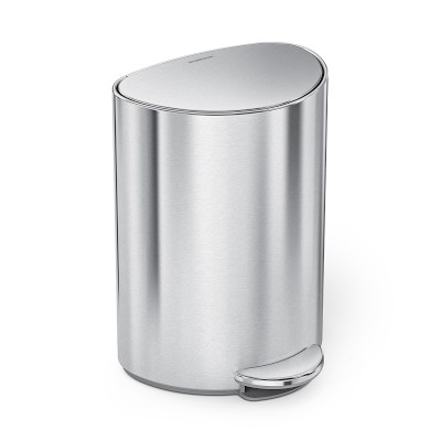 simplehuman™ 6L Semi Round Step Trash Can | Williams Sonoma