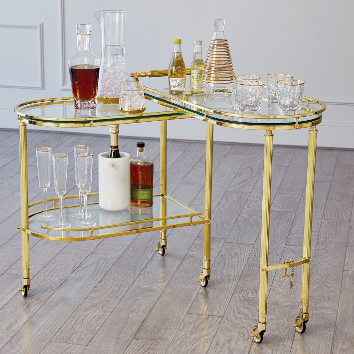 Bella Folding Bar Cart (31") | Williams Sonoma