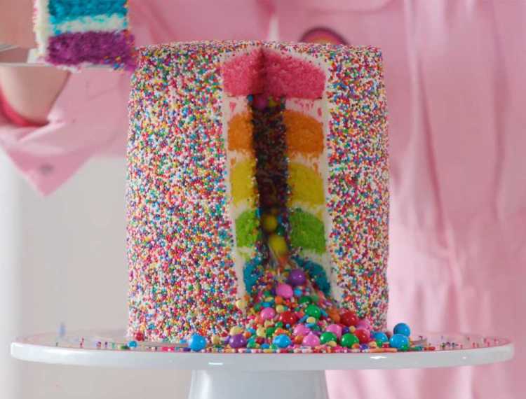 Flour Shop x Williams Sonoma Rainbow Explosion Cake Kit | Williams Sonoma